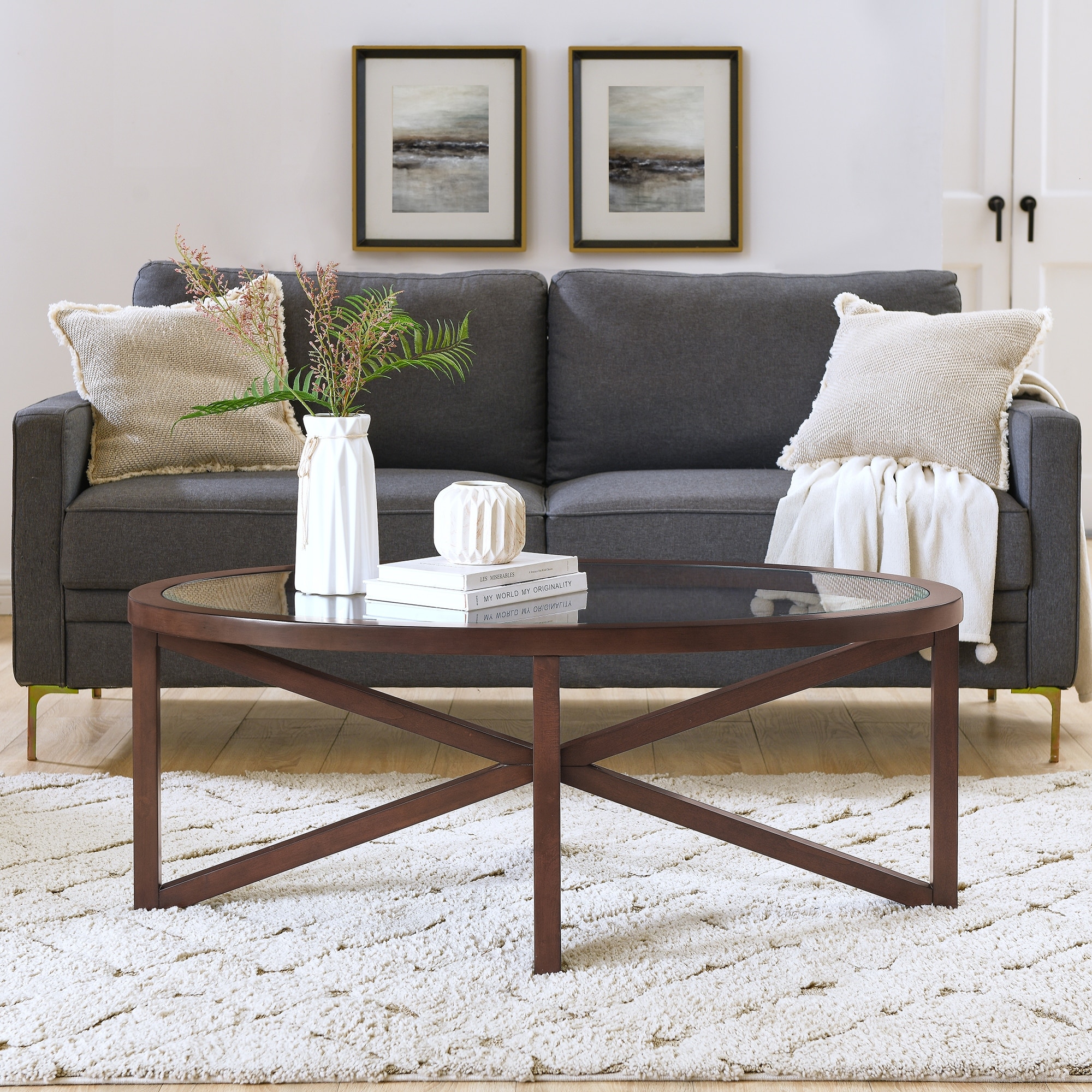 Solid base coffee table store