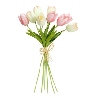 Tulip Bundle (Set of 6) 15"H - Pink - Bed Bath & Beyond - 34535311