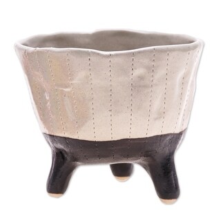 Novica Handmade Strong Roots Ceramic Flower Pot - Bed Bath & Beyond ...