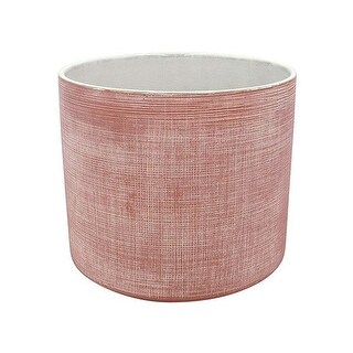Pale Red Stone Flower Pot - Bed Bath & Beyond - 37610971