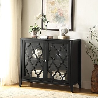 Black Console Table with Shelf Inside - Bed Bath & Beyond - 43804609