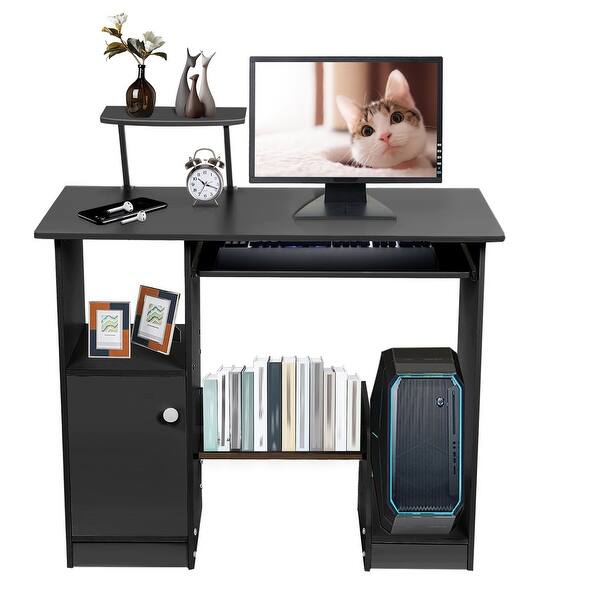 Computer Desk Home Desktop Computer Desk With lockers Home Small Desk ...