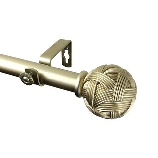 Twine Curtain Rod 4884 Inch Light Gold - Light Gold - 48x4x4 - Bed Bath ...