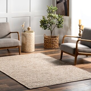 Brooklyn Rug Co Ivanna Casual Jute Blend Area Rug - Bed Bath & Beyond ...
