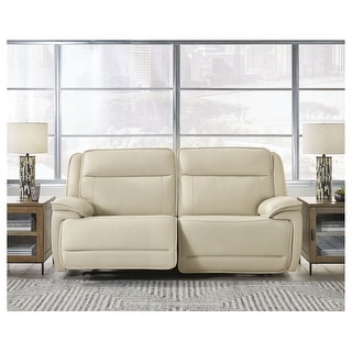 Signature Design by Ashley Double Deal Beige 2-Piece Power Reclining ...