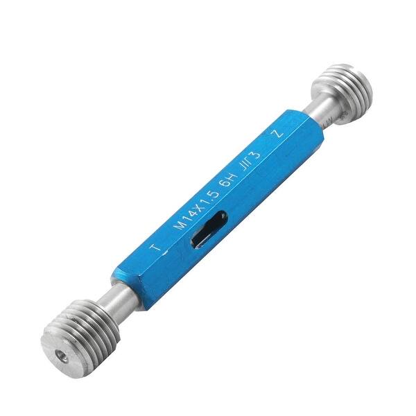 M14 x 1.5mm Pitch 6H Steel Metric Go/No Go Thread Gage Gauge 2 Colors ...