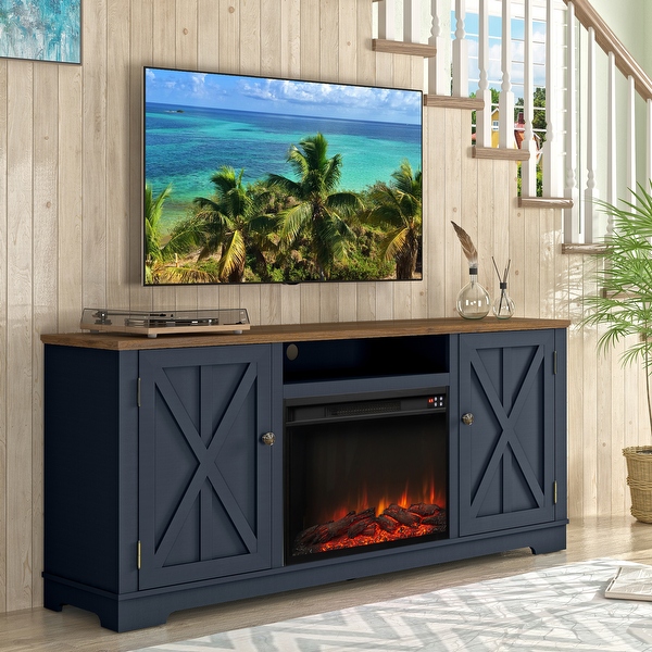 70 Farmhouse TV Stand Console for TVs up to 75 inch 70 in Width On Sale Bed Bath Beyond 36784655