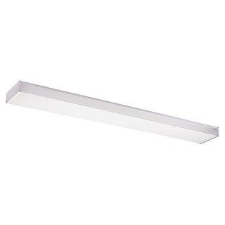 Generation Lighting Drop Lens 2 Light 48" Wide Flush Mount Linear - Bed ...