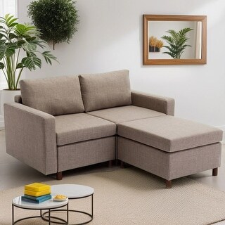 Simple Module Sectional Sofa With 1 Ottoman,2 Seat - Bed Bath & Beyond ...