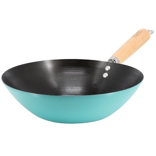 Martha Stewart Everyday Clarkston 10 Inch Nonstick Carbon Steel Wok ...