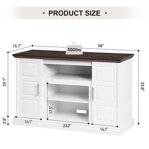 Farmhouse TV Stand - Bed Bath & Beyond - 39863572
