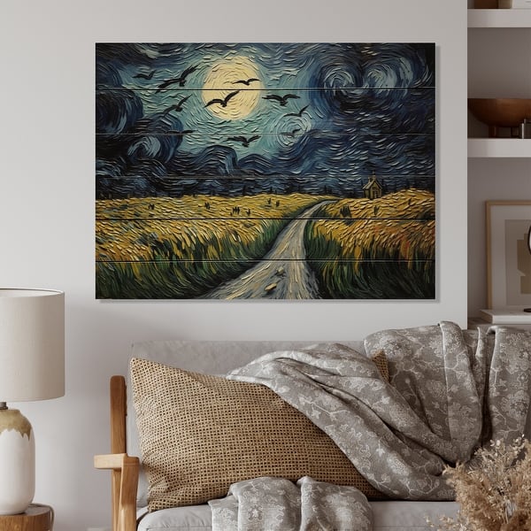 cornfield with crows van gogh