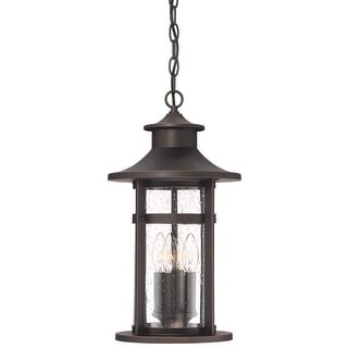 The Great Outdoors Highland Ridge 3 Light 8" Wide Outdoor Mini Pendant ...