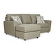 Signature Design by Ashley Renshaw Pebble Sofa with Chaise - 86"W x 60 ...