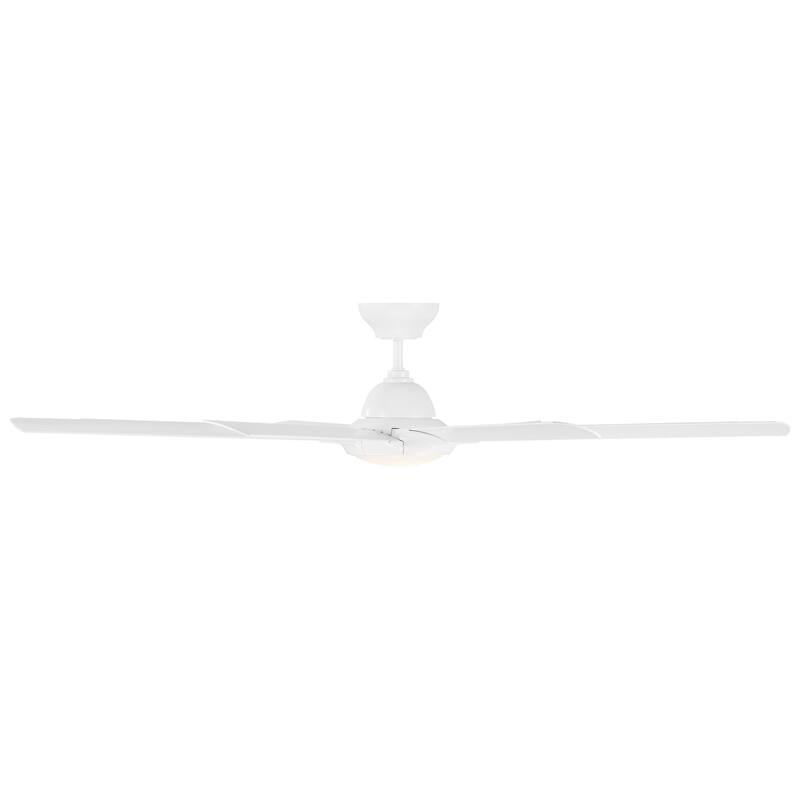 Hydra 80 Inch Eight Blade Indoor / Outdoor Smart Ceiling Fan with Six ...