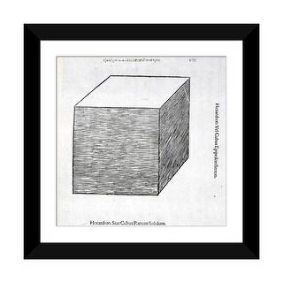 iCanvas "Hexaedron Planum Solidum" by Leonardo da Vinci - Bed Bath ...