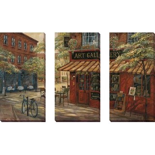 "Dougs Art Gallery" by Ruane Manning 3 Piece Set on Canvas - Bed Bath ...