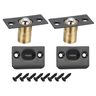 2 Pack Closet Ball Catch Door Hardware with Strike Plate & Screw ...