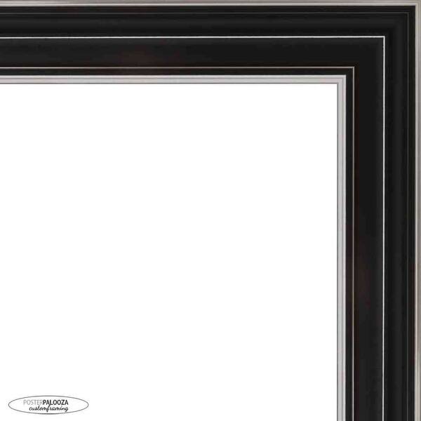 12x19 Contemporary Black Complete Wood Picture Frame with UV Acrylic ...