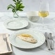 Martha Stewart Maiden Crown 12-Piece Dinnerware Set - Vegan Bone China ...