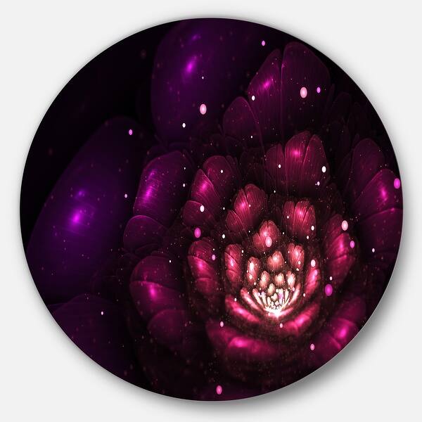 violet flower abstract