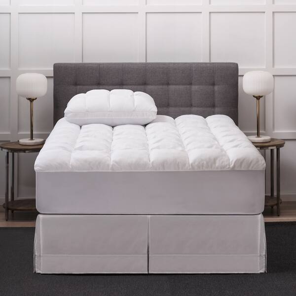 Super Puff Mattress Pad - White - Bed Bath & Beyond - 39390722