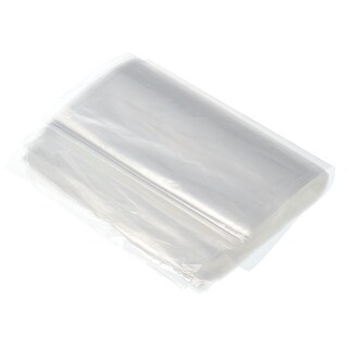 Flat Open Poly Bags Non-Sticky PE Retail Pouches 2 Mil 6x12 in 100pcs ...