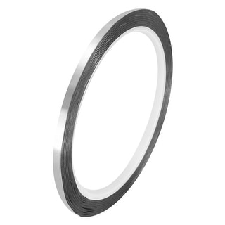 Silver Tone Metalized Tape 1/8 Inch x 55 Yards Decoration Tape 6pcs ...