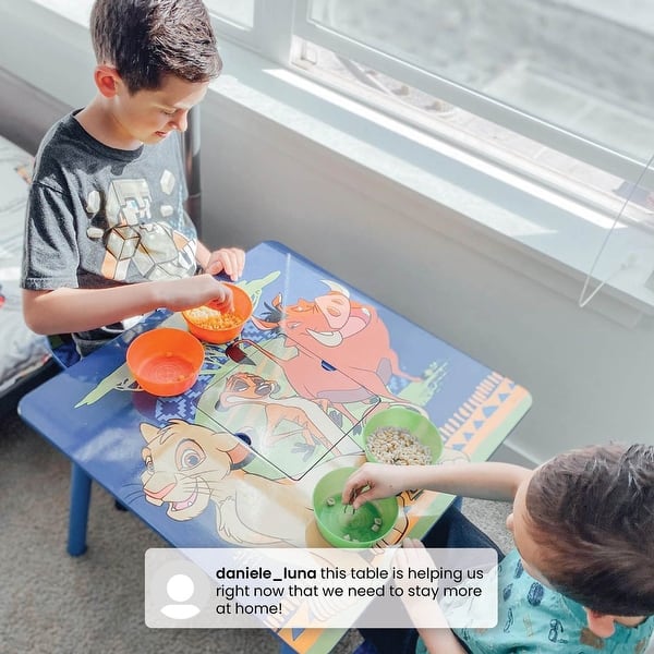 The Lion King Table and Chair Set with Storage by Delta Children ...