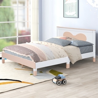 Queen size Wooden Bow Bed - Bed Bath & Beyond - 40501672
