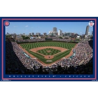 Chicago Cubsandtrade Wrigley Field 2015 Poster Print Item Vartiarp14044 ...