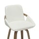 Modern Fabric & Bentwood 26" Counter Stool w/Swivel, Set of 2 - Bed ...