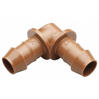 Rain Bird Elbow,1/2 In. Tubing,Brown,Plastic,PK4 BE50/4PKS - 1 Each ...