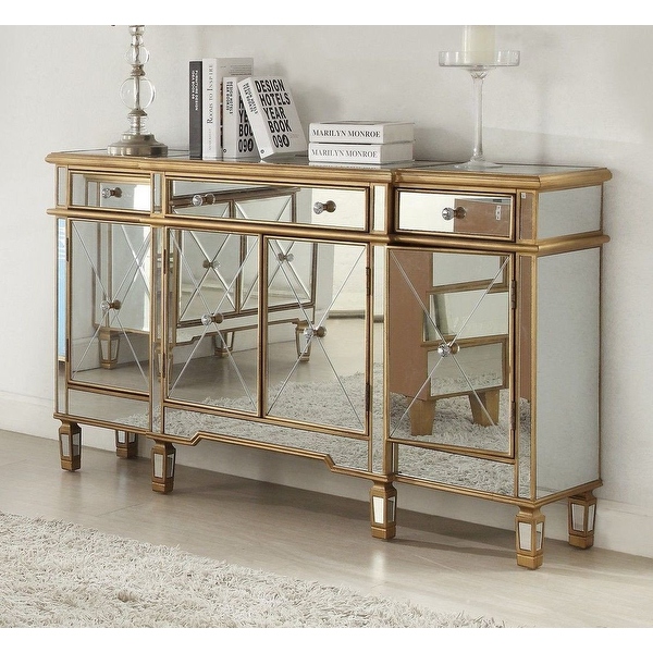 Amyha Accent Chest Rosdorf Park Color Gold