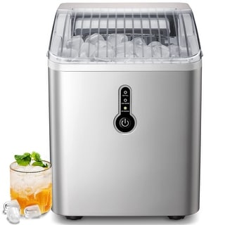 Compact Ice Maker Countertop with Ice Scoop/Basket for Home/Kitchen ...