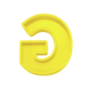 Resin Letter Model Alphabet G Silicone Yellow 4" for DIY Craft - Bed ...
