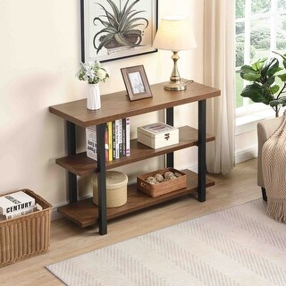 3-Tier Storage Shelves Console Table Livingroom Sofa Side Table - Bed ...