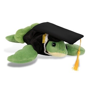 DolliBu Green Sea Turtle Graduation Plush with Graduation Gown and Cap ...