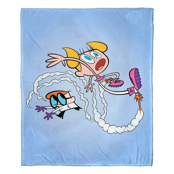 Cartoon Network Dexter's Laboratory Test Run Silk Touch Throw Blanket ...