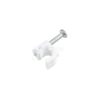 White Plastic Coaxial Cable Fasteners - Bed Bath & Beyond - 39110063