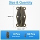 Small Hinges for Wooden Box, Folding Butt Hinges Cabinet Hinges with ...