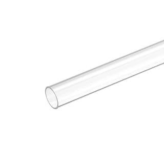 Plastic Pipe Rigid Tube Clear 0.47"(12mm) ID 0.51"(13mm) OD 6" (150mm ...