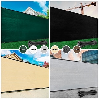 ColourTreeUSA 12 ft. Length Fence Privacy Screen Windscreen Cover ...