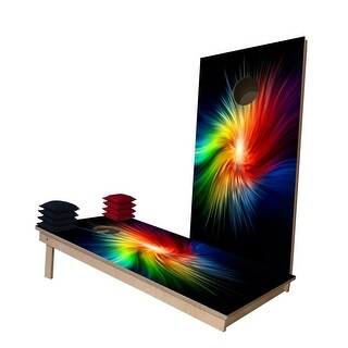 Rainbow Swirl Corn Hole Board Game Set - Bed Bath & Beyond - 35636547