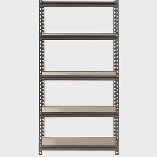 Muscle Rack 30"W x 12"D x 60"H 5-Shelf Steel Freestanding Shelves ...