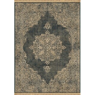 Orian Rugs Super Voyage Lace Kirman Blue - Bed Bath & Beyond - 28764331