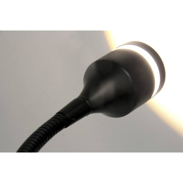 Matte Black Metal LED Adjustable Desk Lamp - Bed Bath & Beyond - 39580664
