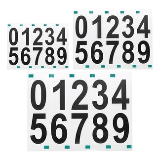 1set 2/3/4 Inches Reflective Mailbox Numbers for Outside Sticker Decal ...