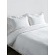 Embroidered Percale Crisp Cotton Double Scallopier Duvet Set and Sham ...