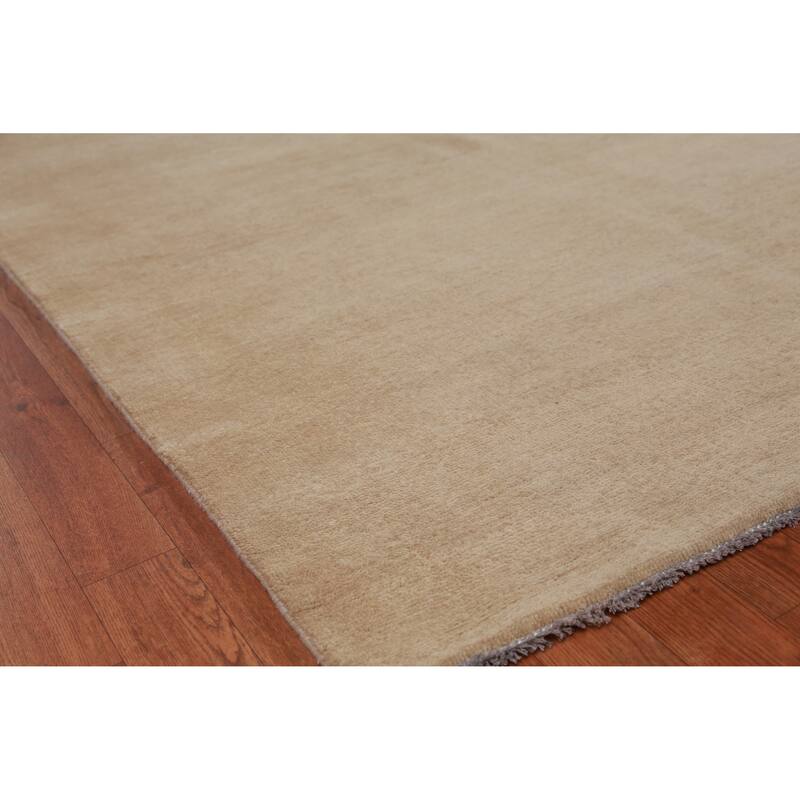 Cream Modern Gabbeh Persian Large Rug Handmade Wool Carpet - 9'11" x 13 ...